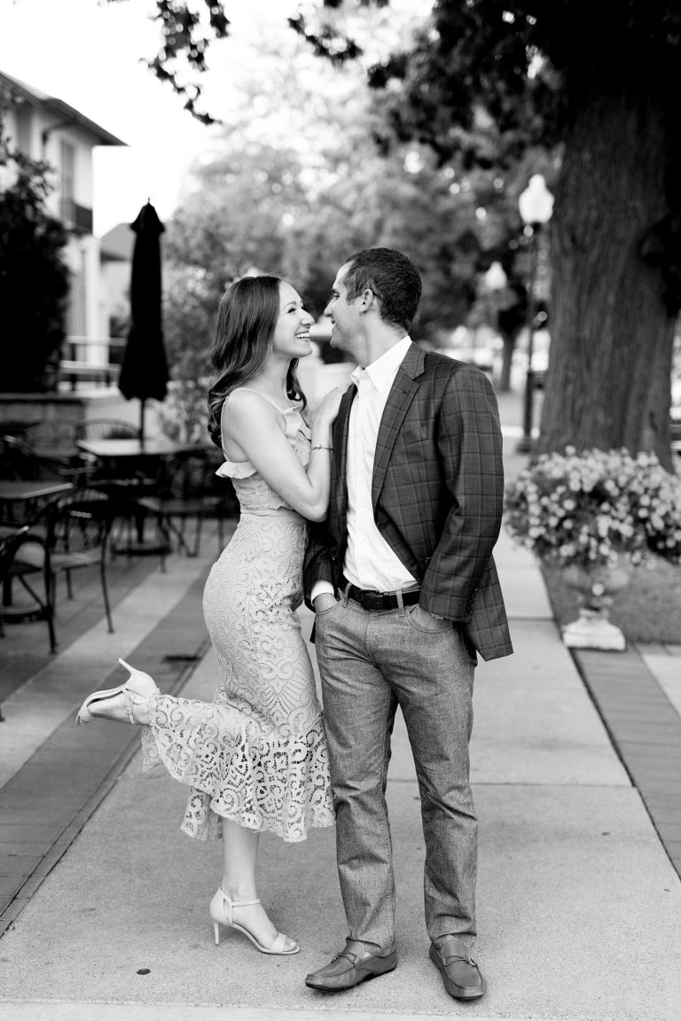 Jennifer & Sam | Downtown Rochester Summer Engagement - Michigan ...