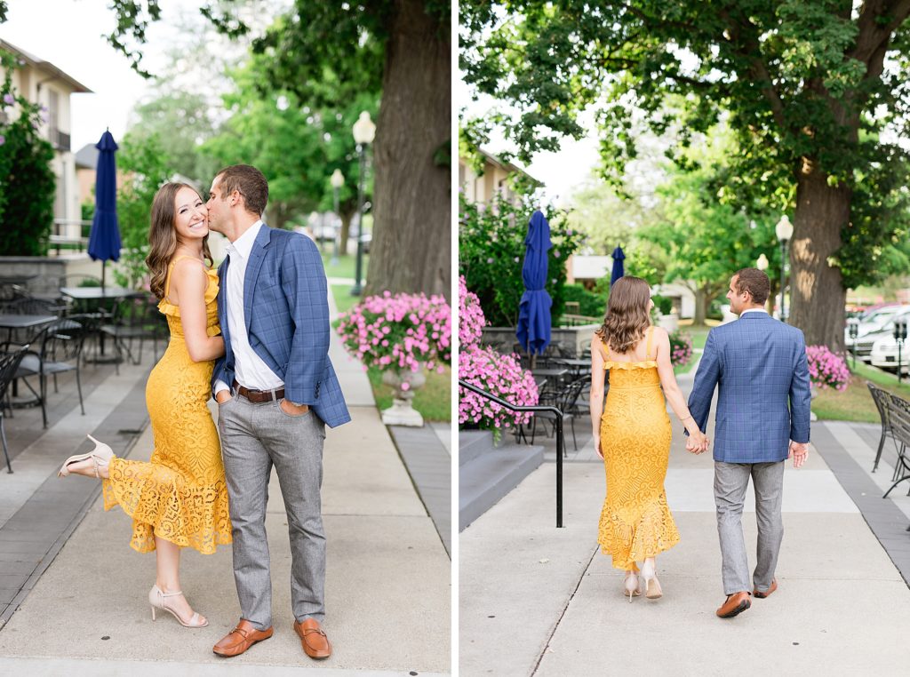 Jennifer & Sam | Downtown Rochester Summer Engagement - Michigan ...