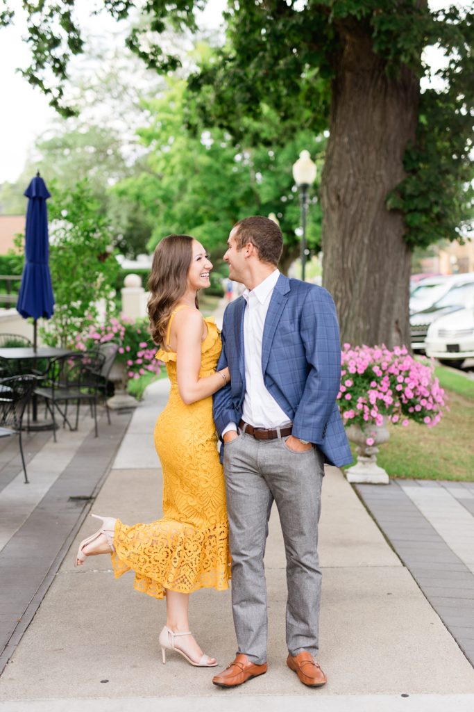 Jennifer & Sam | Downtown Rochester Summer Engagement - Michigan ...