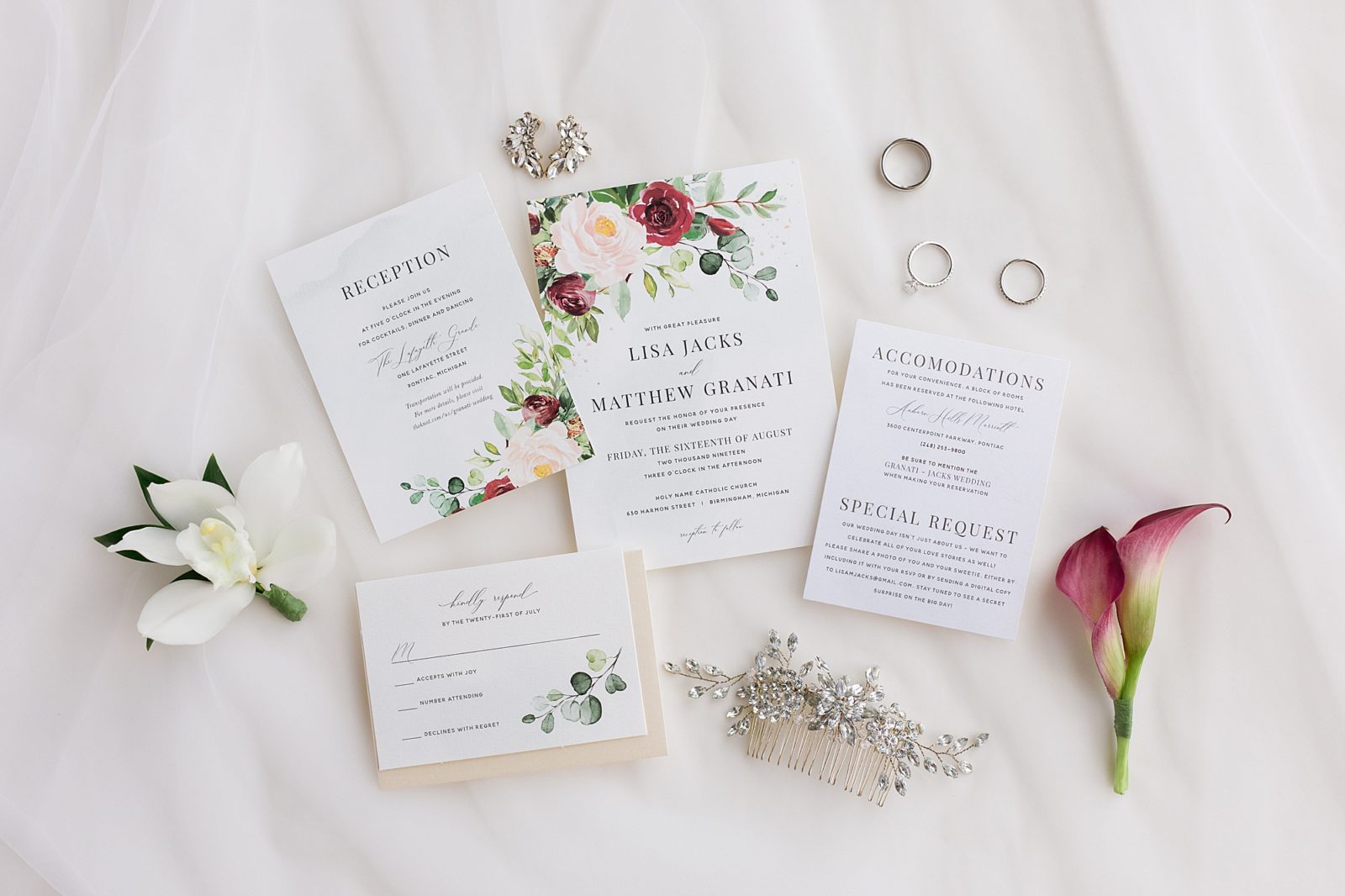 Lisa & Matt | Classic Ballroom Lafayette Grande Wedding - Michigan ...