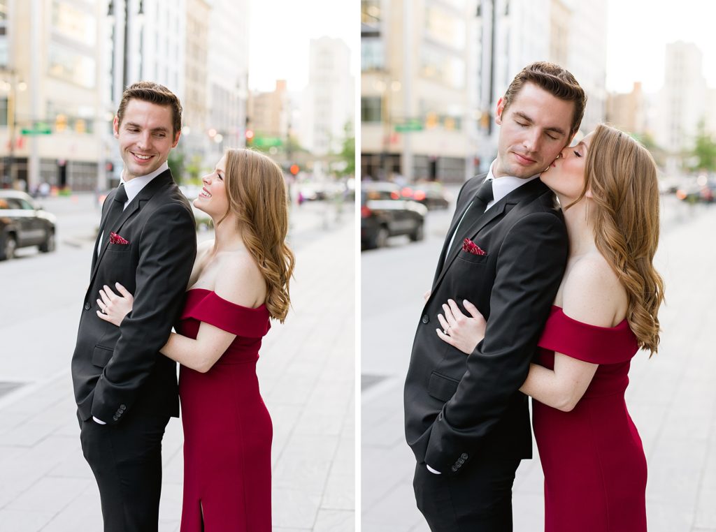 Jenna & Doug | Downtown Detroit Summer Engagement Session - Michigan ...